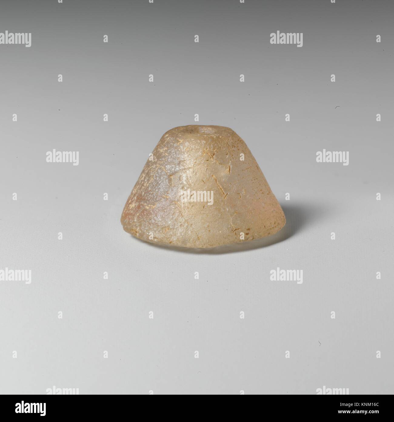 Rock crystal spindle whorl. Period: Middle Minoan I-Late Minoan I; Date ...