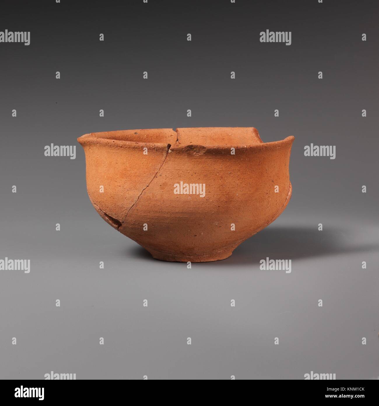 Terracotta pulled-rim bowl. Period: Late Helladic III; Date: ca. 1400 ...