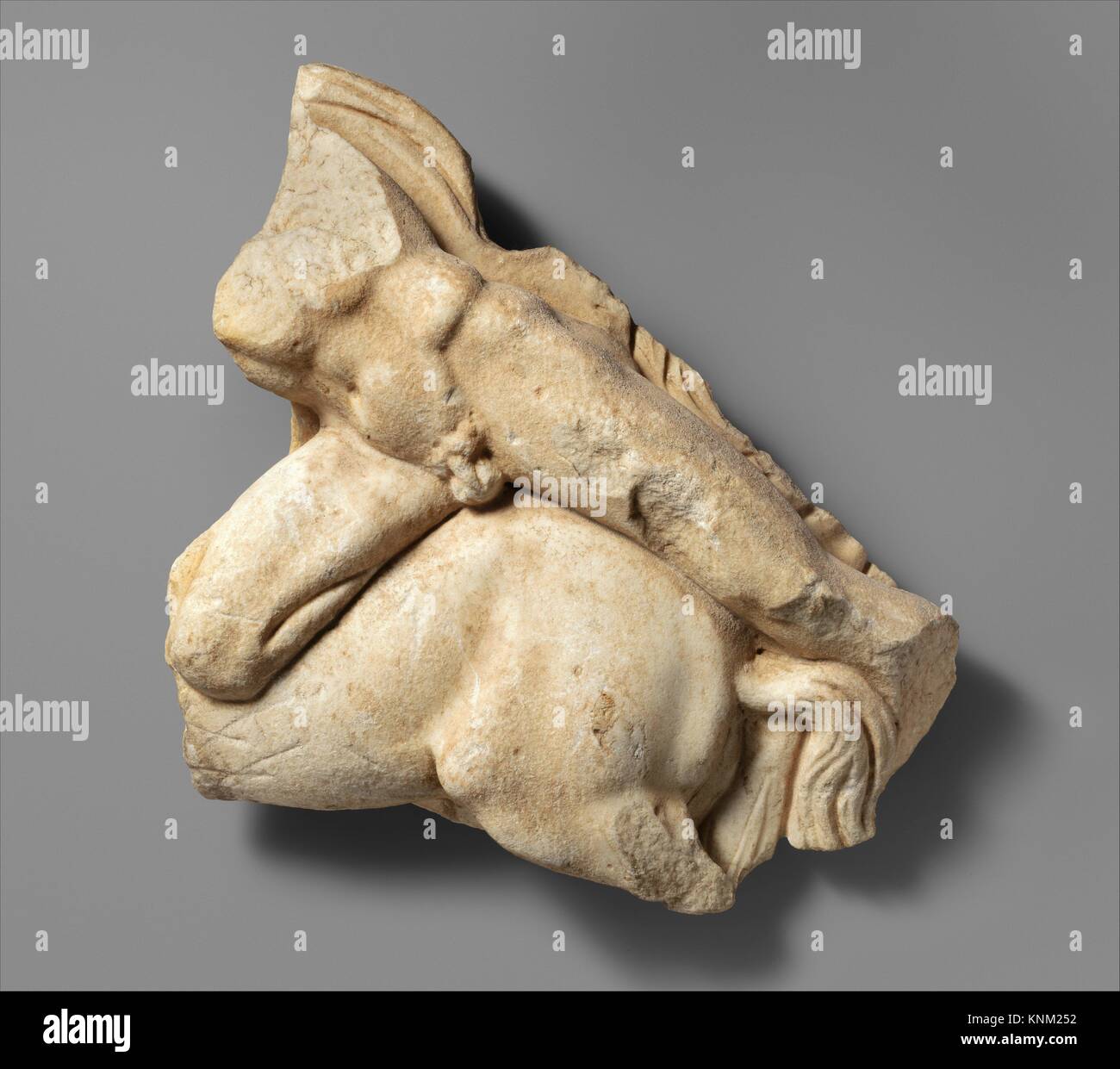Marbe relief fragment with centaur and Lapith. Period: Hellenistic ...