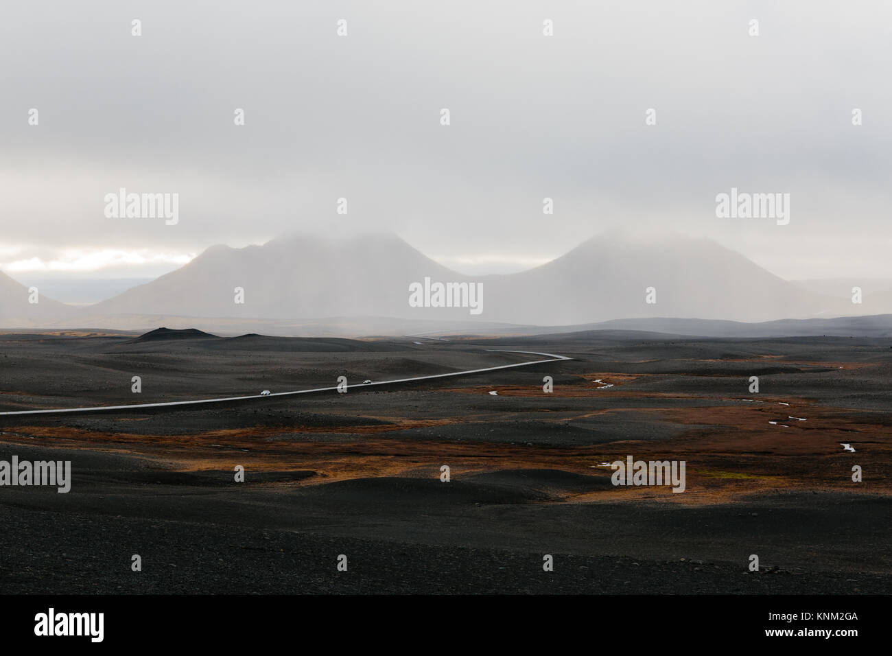 Moon-like landscape of North Iceland Stock Photo - Alamy