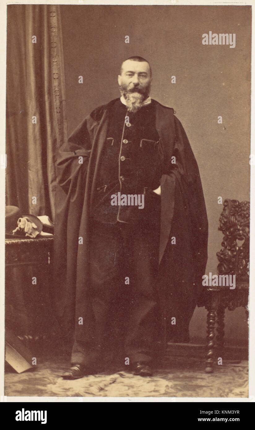 Alphonse Karr. Artist: André-Adolphe-Eugène Disdéri (French, Paris 1819 ...