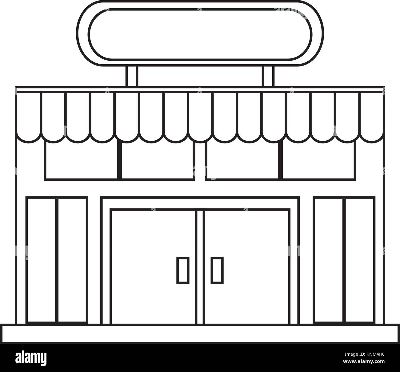 supermarket building icon Stock Vector Image & Art - Alamy