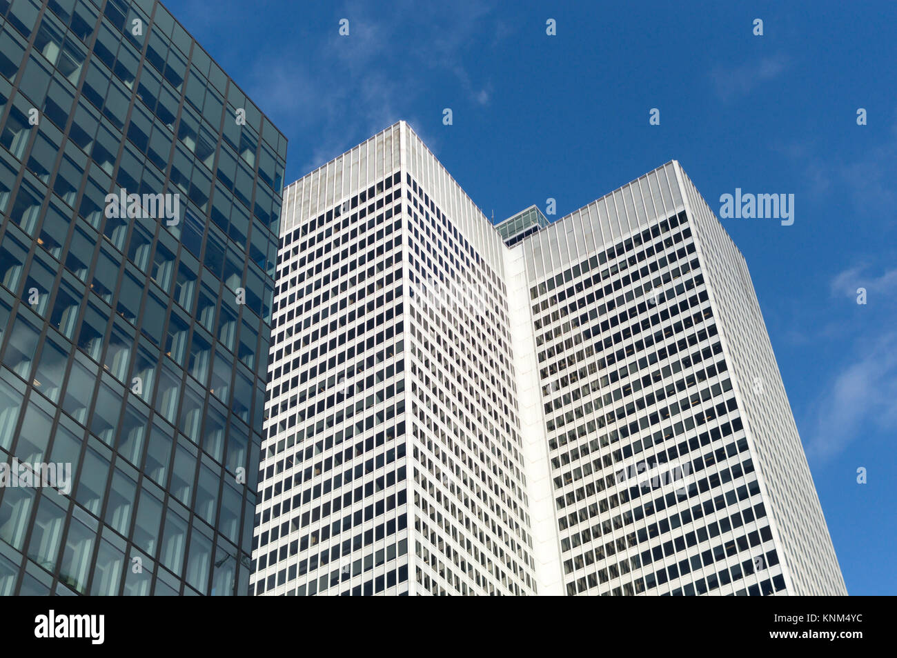 Victoria place one skyscraper in Montreal downtown, Canada Stock Photo ...