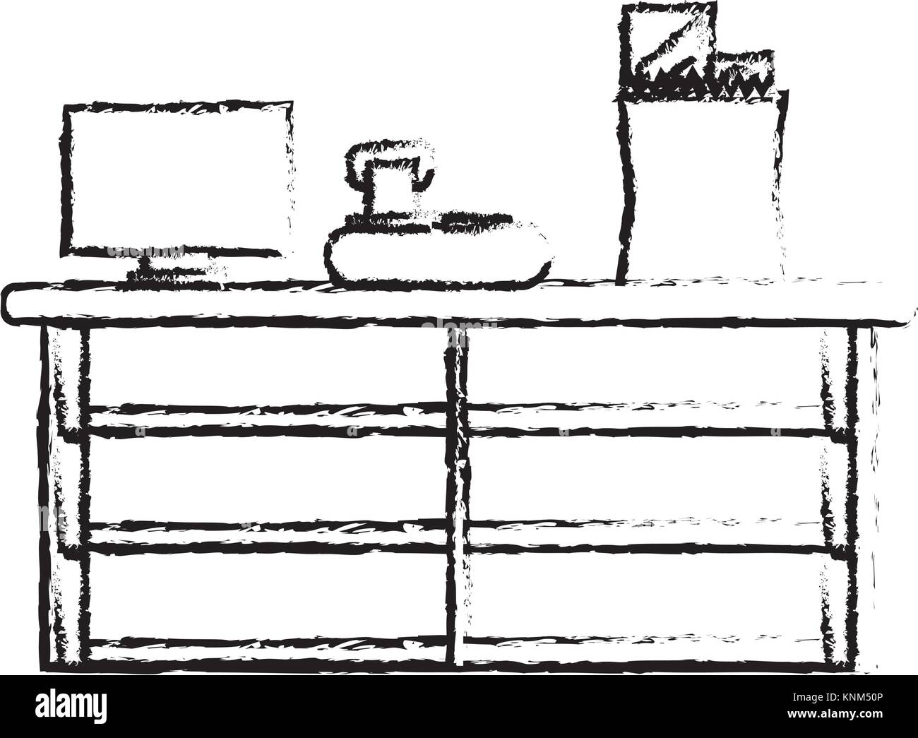 supermarket cash register design Stock Vector Image & Art - Alamy