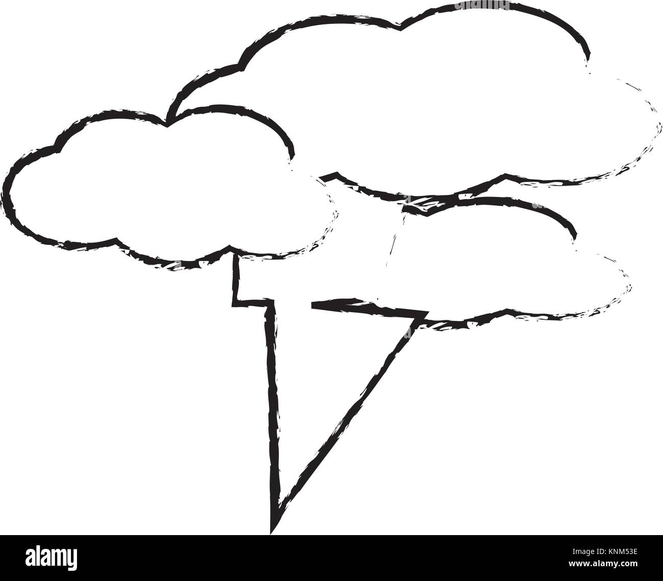 thunder and clouds icon Stock Vector Image & Art - Alamy