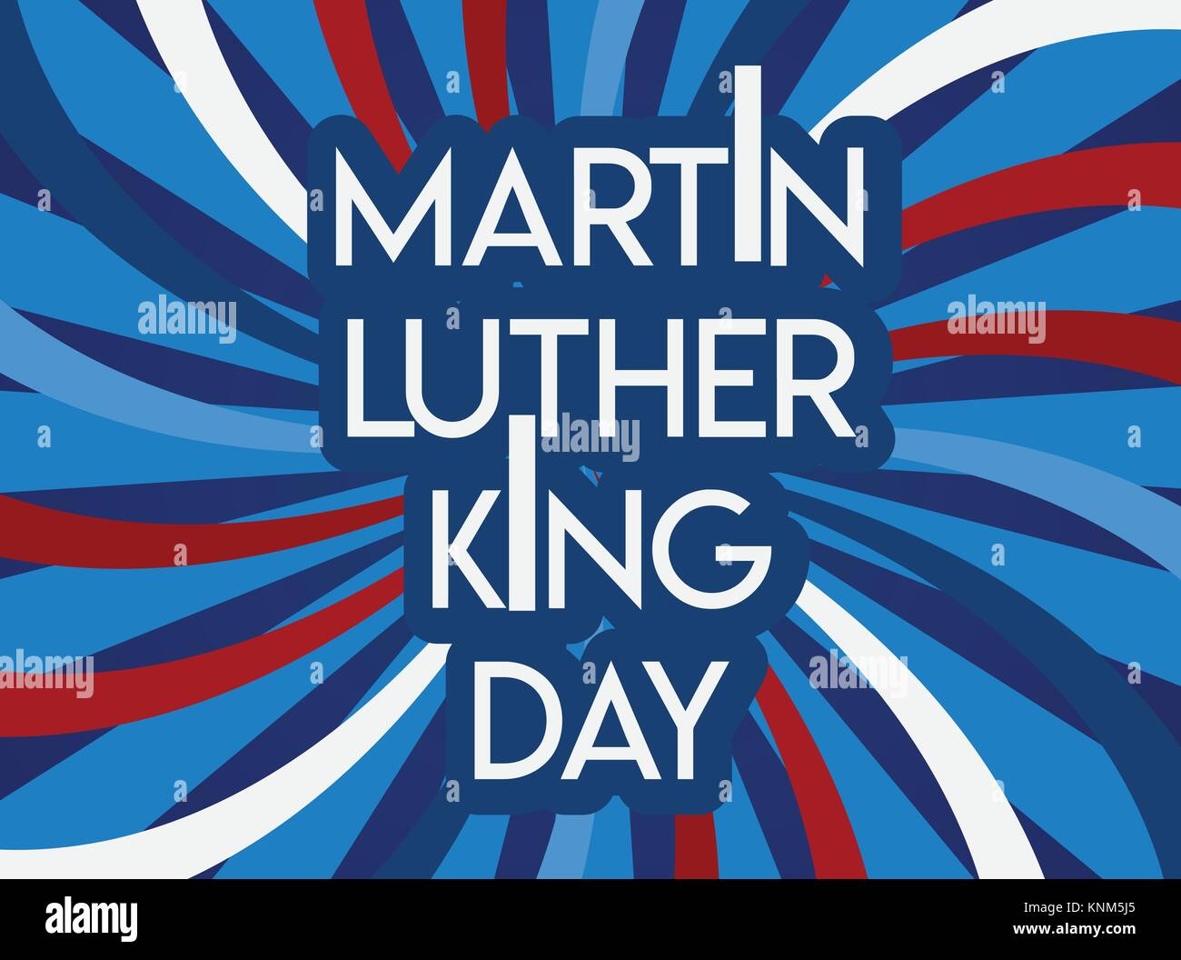 Martin Luther King Day flyer, banner or poster. Holiday background with ...