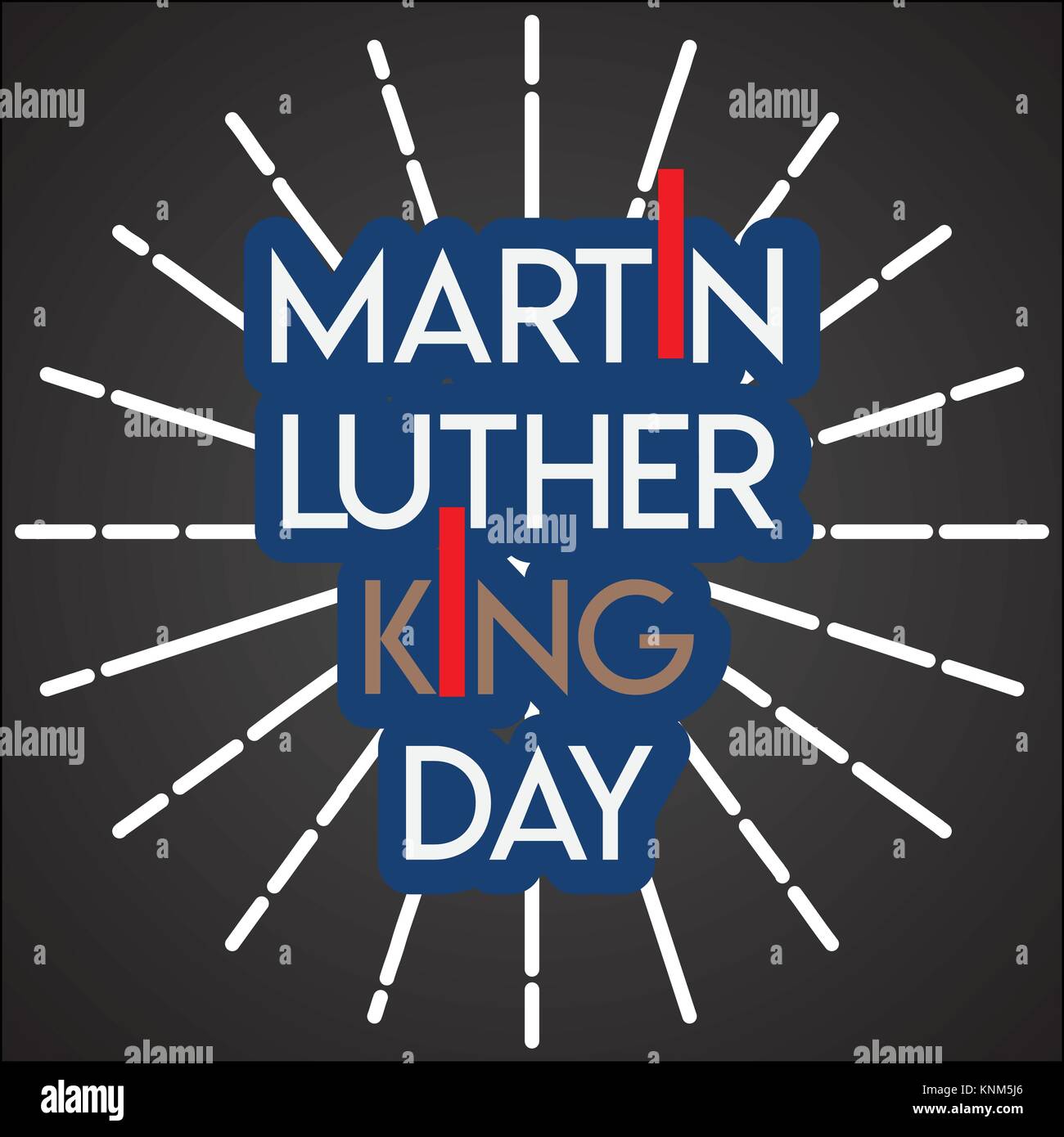 Martin Luther King Day flyer, banner or poster. Holiday background with ...