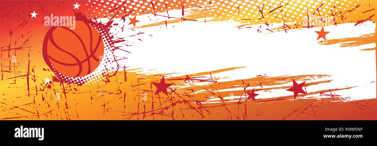 Illustration basketball court banner hi-res stock photography and ...