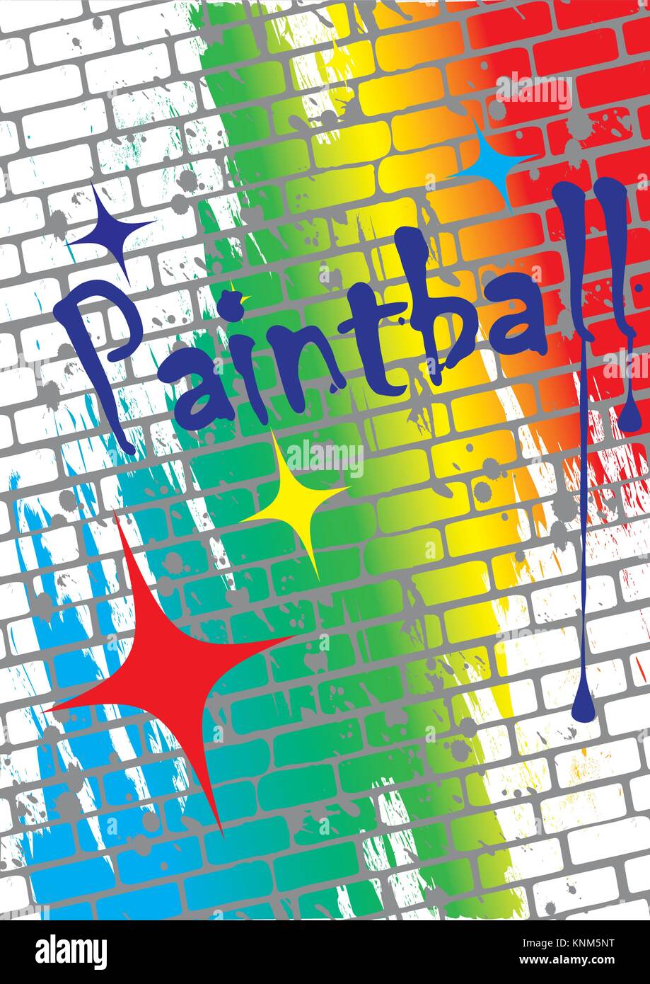 Paintball poster vector vectors hi-res stock photography and images - Alamy