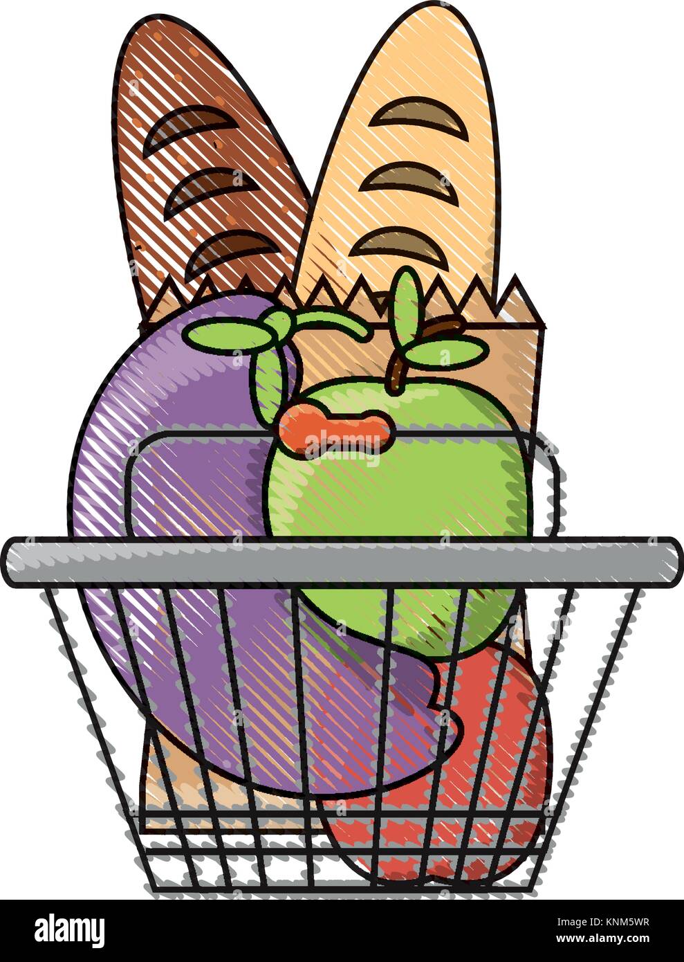 shopping basket design Stock Vector Image & Art - Alamy