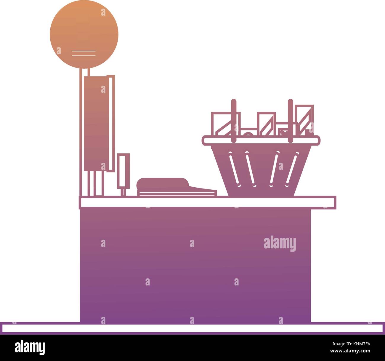 supermarket cash register design Stock Vector Image & Art - Alamy