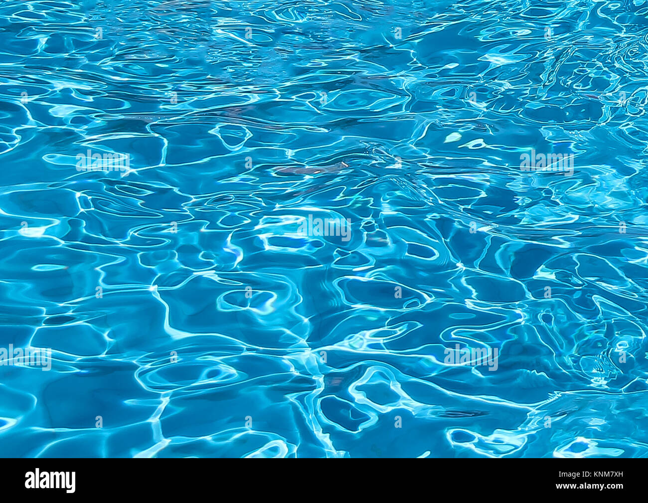 Blue water in modern sweeming pool Stock Photo - Alamy