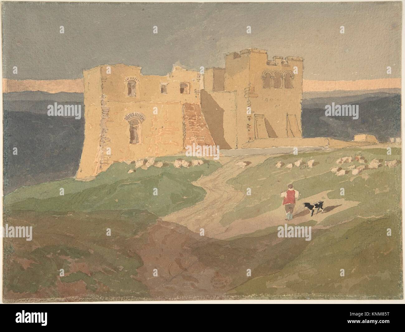 Ruined Castle. Artist: Attributed to John Sell Cotman (British, Norwich ...