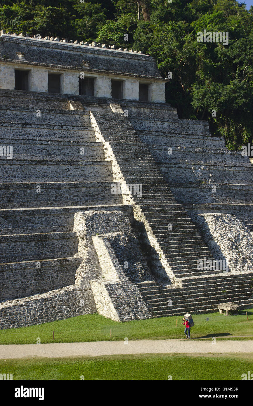 Palenque, Temple of the Inscriptions, Chiapas, Mexico Stock Photo - Alamy