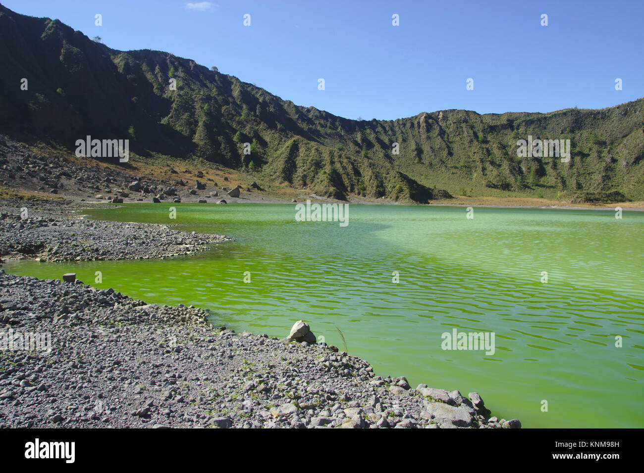 El Chichón (Chichonal) crater lake, Chiapas, Mexico Stock Photo - Alamy