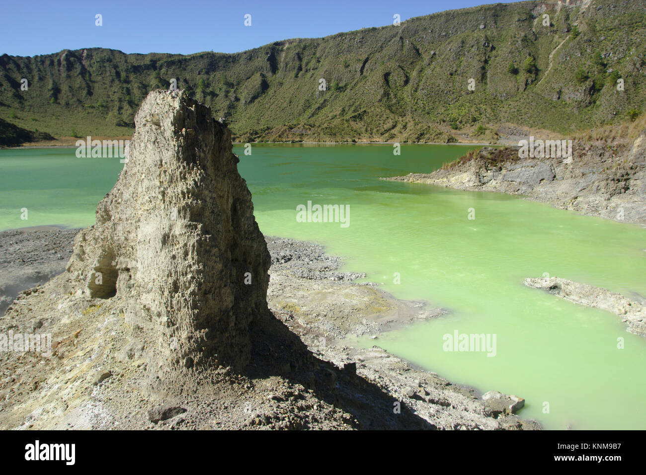 El Chichón (Chichonal) crater lake, Chiapas, Mexico Stock Photo - Alamy