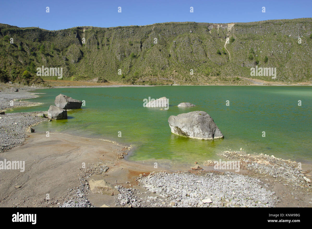 El Chichón (Chichonal) crater lake, Chiapas, Mexico Stock Photo - Alamy