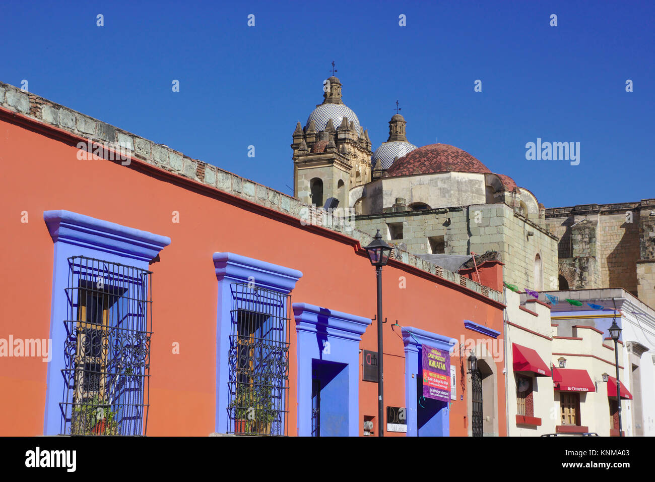 Colonial architecture and Santo Domingo in Oaxaca de Juárez, Mexico ...