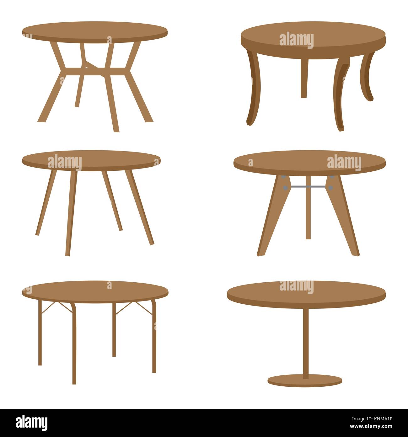 Set of table icons Stock Vector Image & Art - Alamy