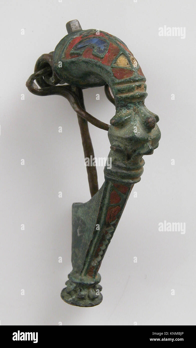 Bow Brooch, 2nd century, Roman, Medium: Champlevé enamel, bronze Stock ...