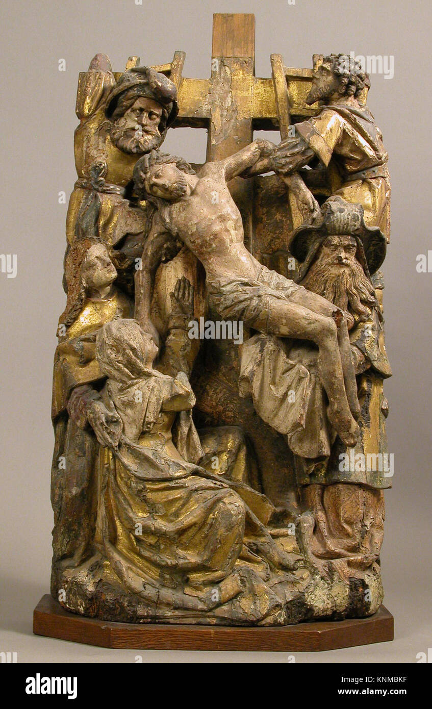 Late 15th-century South Netherlandish sculpture 'Descent from the Cross ...