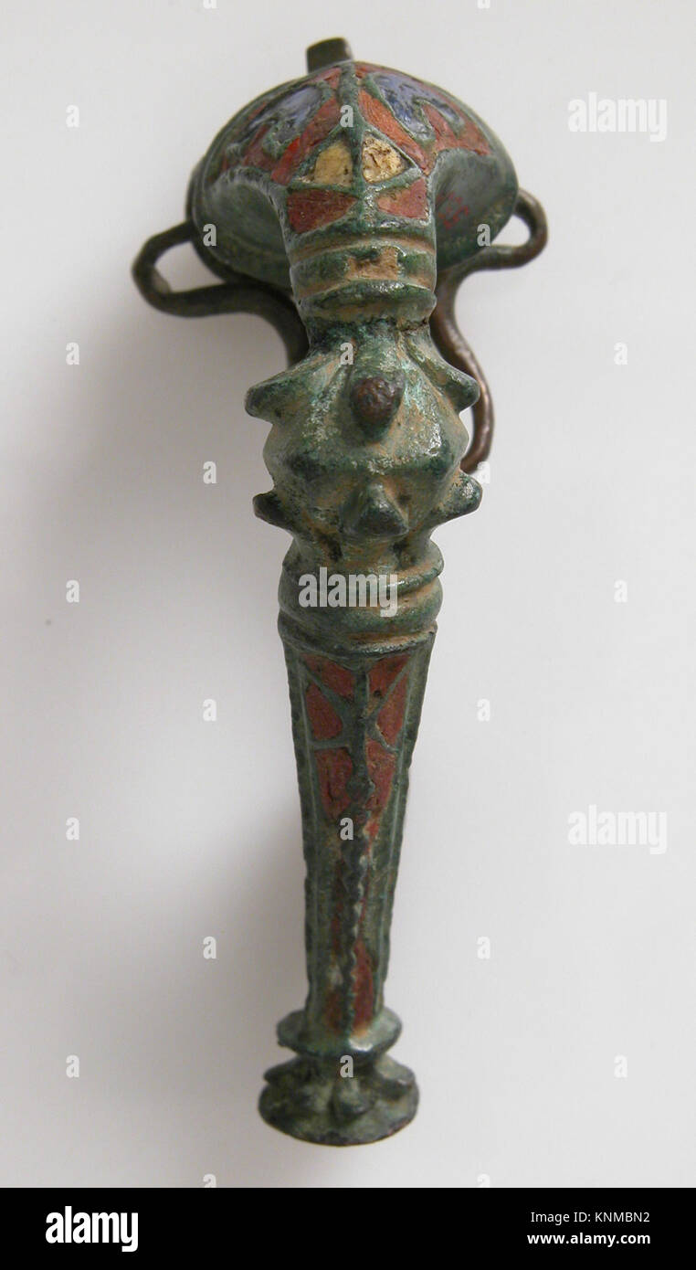 Bow Brooch, 2nd century, Roman, Medium: Champlevé enamel, bronze Stock ...