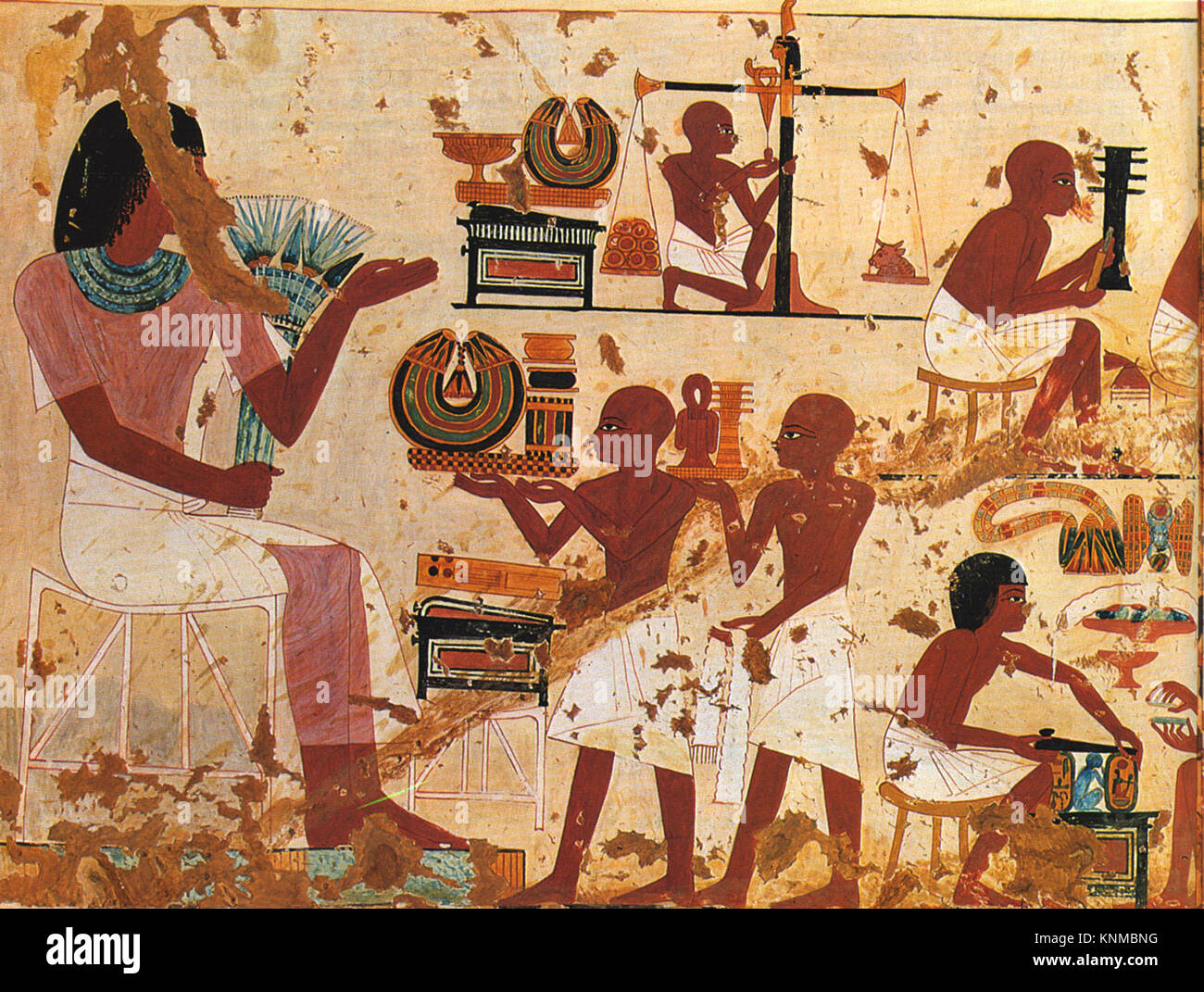 Tomb of nebamun and ipuky hi-res stock photography and images - Alamy