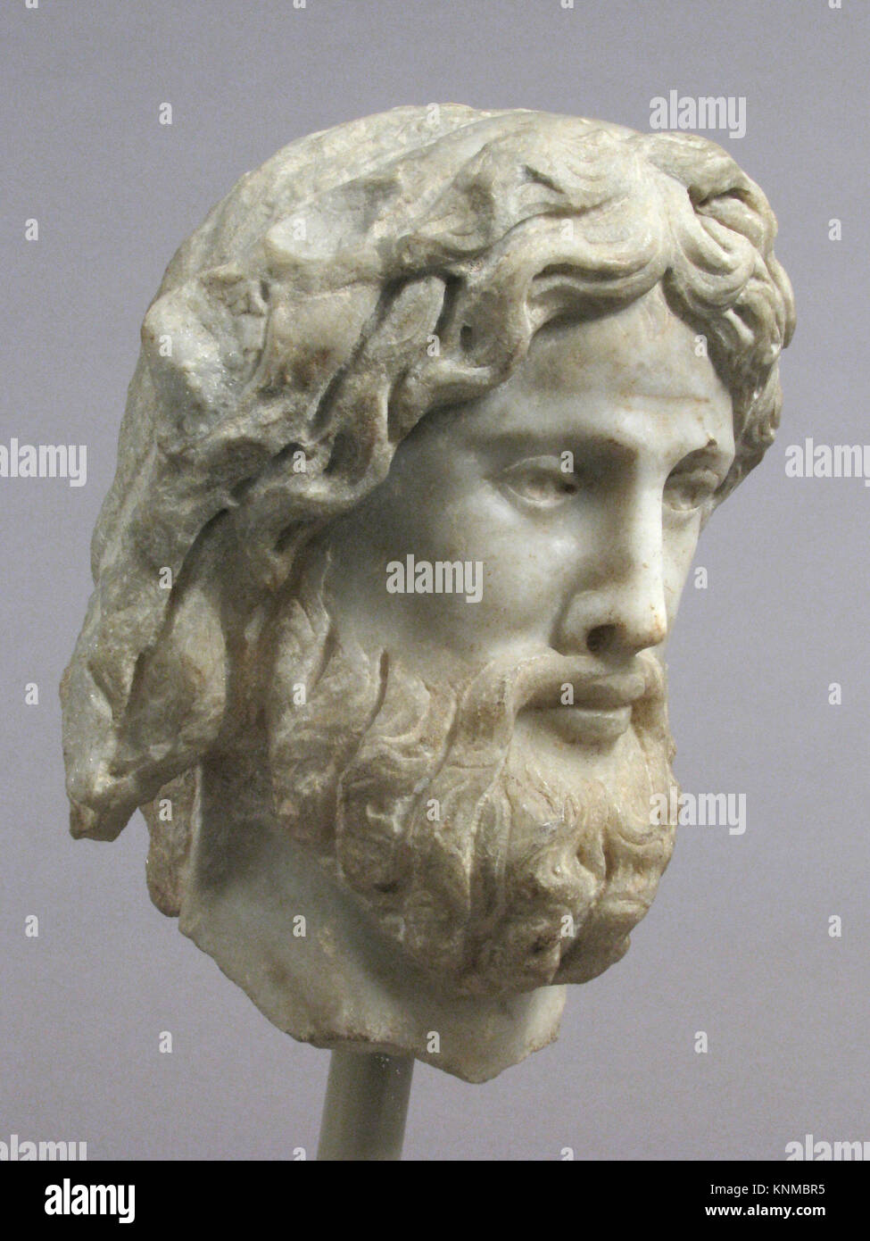 Head of Christ or Zeus, 3rd or 4th century or later transformation ...