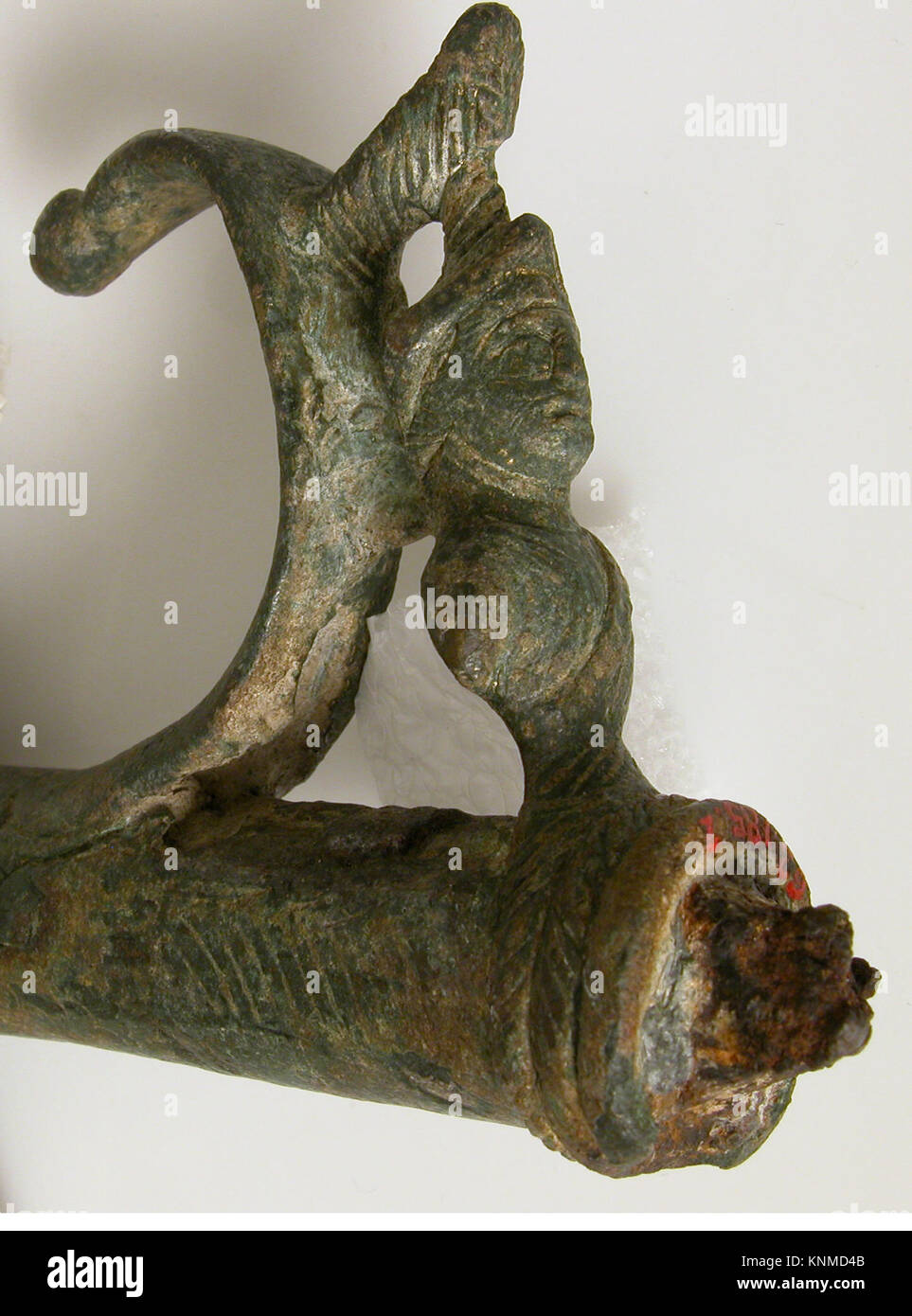 A 4th century Byzantine eagle-headed hilt made of copper alloy ...