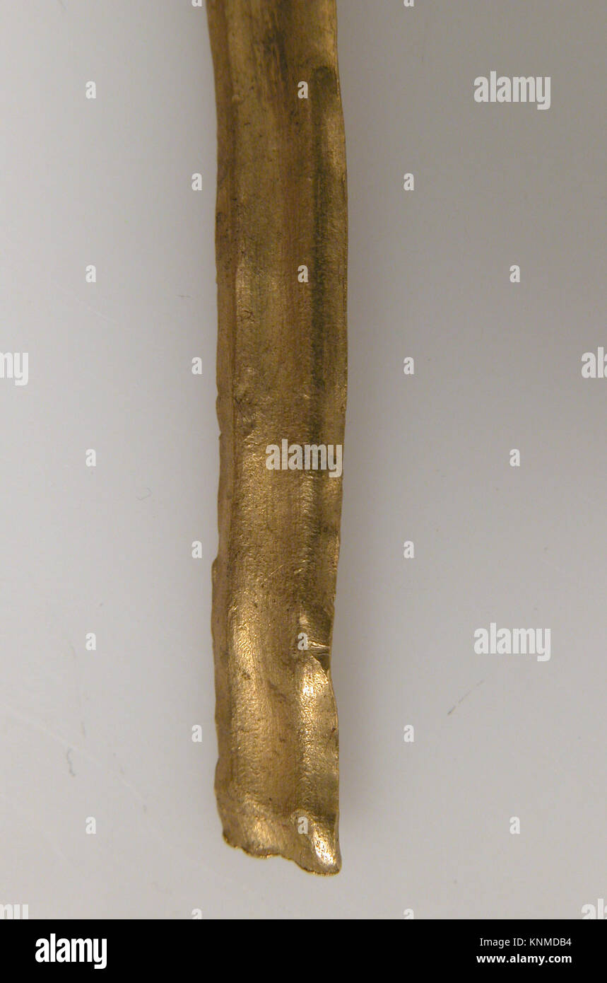 Gold Strip, 700s, Avar Culture, Medium: Gold Stock Photo - Alamy