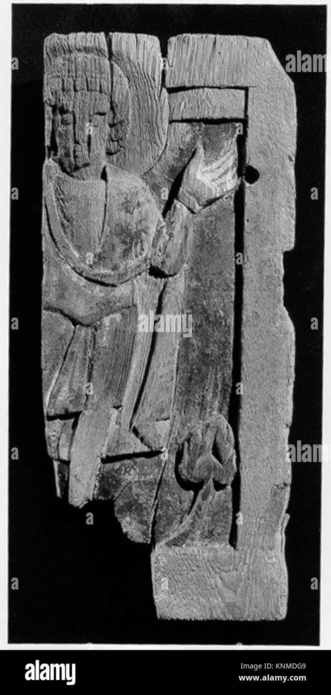 Fragmentary Carved Panel with a Saint, 6th-7th century, From Egypt ...