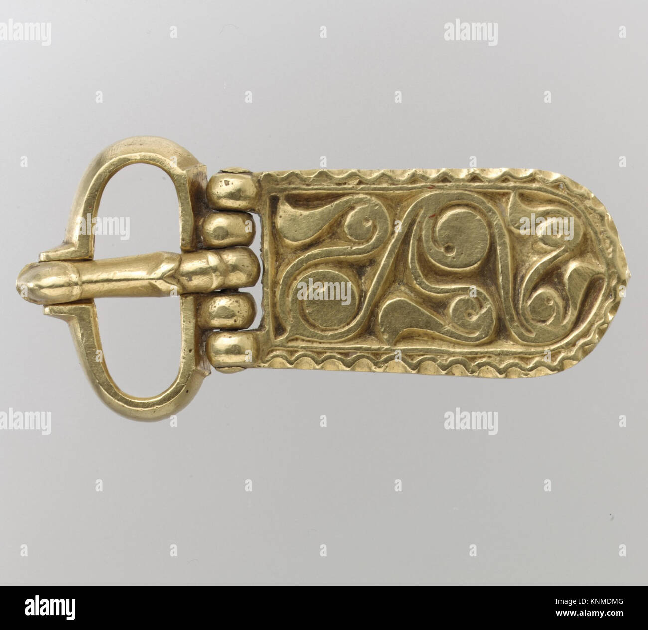 Gold Belt End, 700s, Avar, Medium: Gold Stock Photo - Alamy