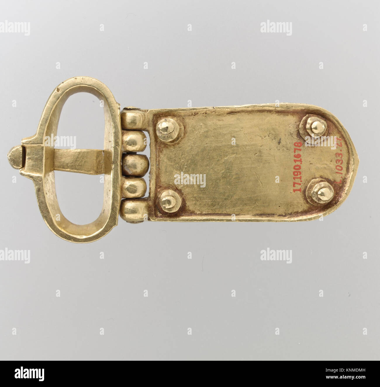 Gold Belt End, 700s, Avar, Medium: Gold Stock Photo - Alamy