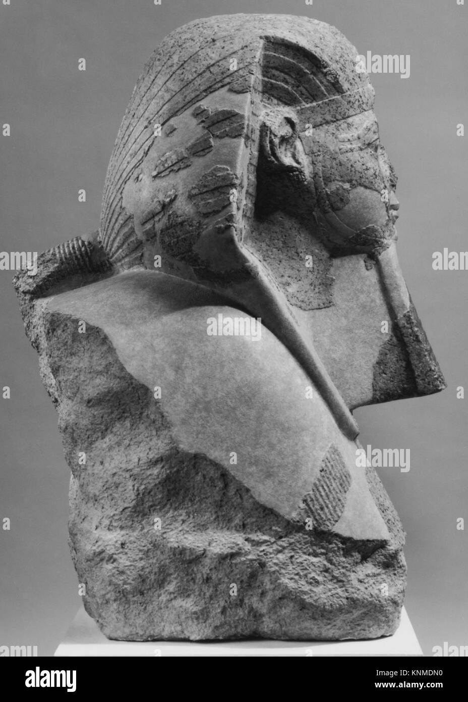 A New Kingdom granite sphinx head of Hatshepsut, Dynasty 18, from Deir ...