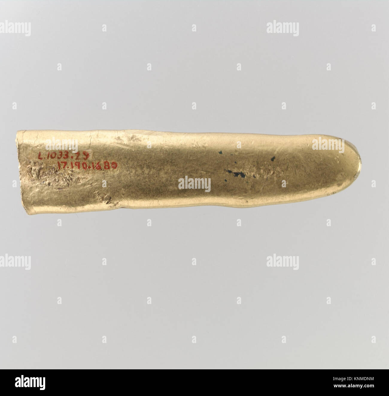 Fragment of a Gold Ingot, 700s, Avar Culture, Medium: Gold Stock Photo ...