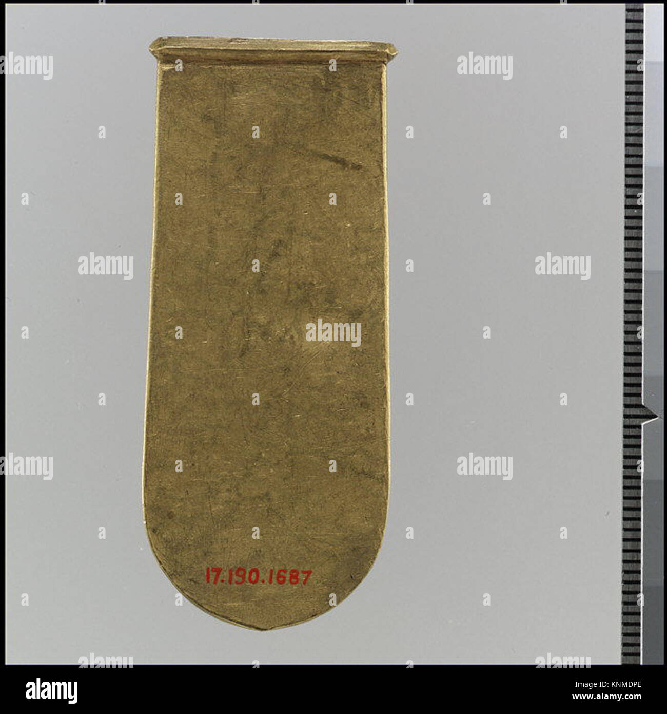 Gold Strap End (Unfinished), 700s, Avar Culture, Medium: Gold Stock ...