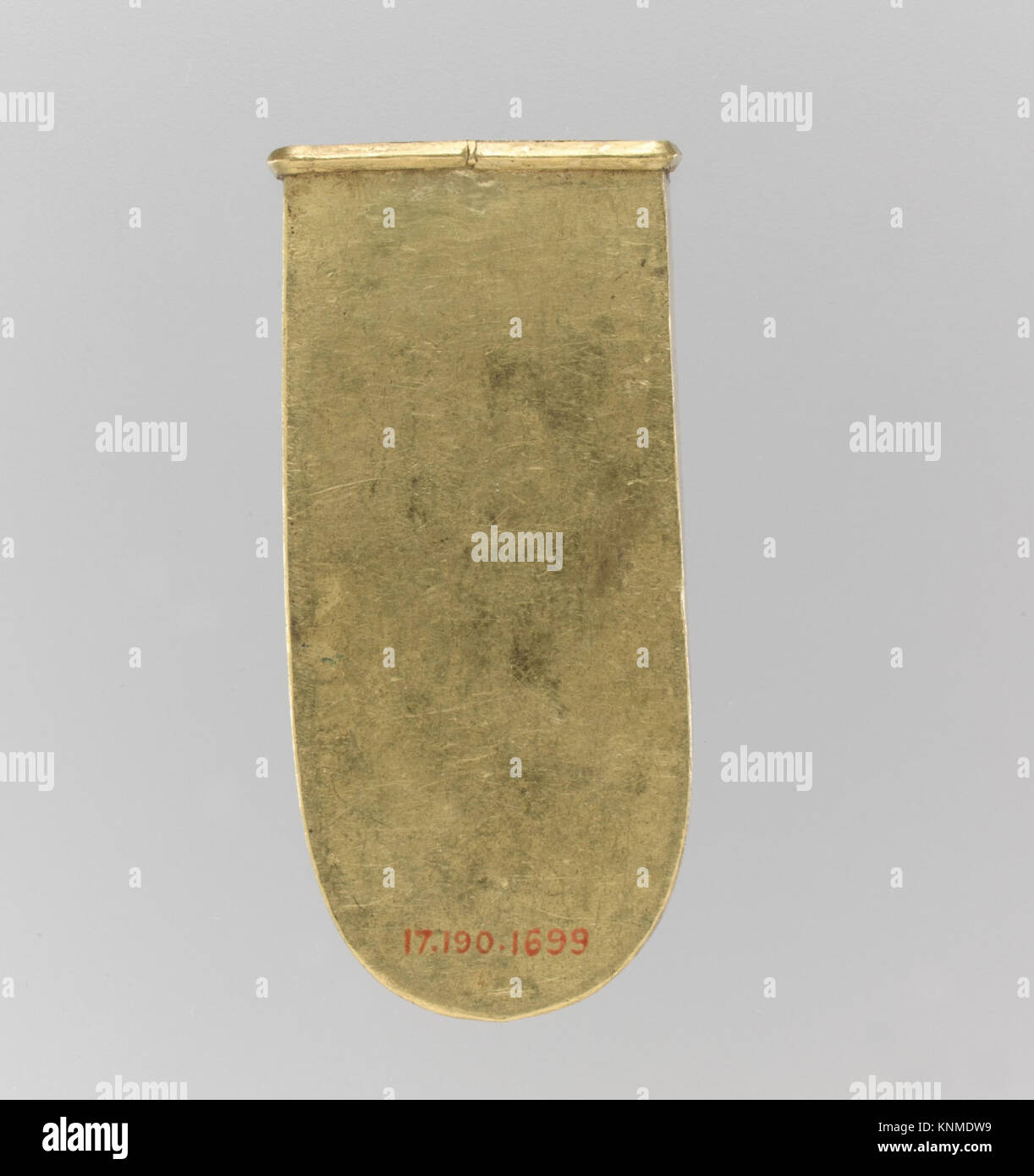 Gold Strap End (Unfinished), 700s, Avar Culture, Medium: Gold Stock ...