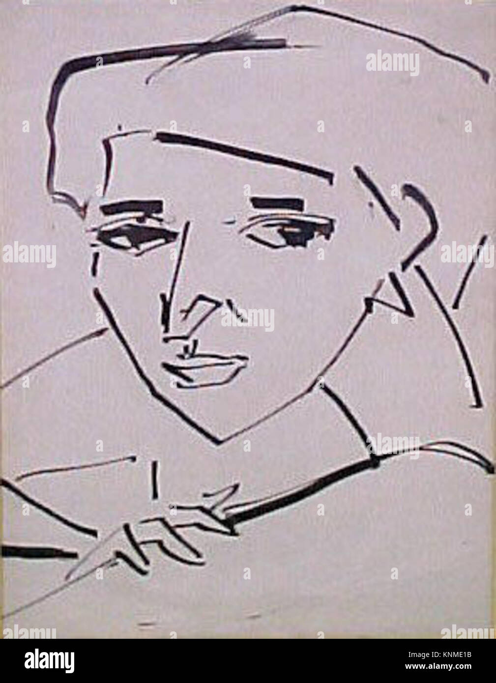 Head of a Woman (Franzi), Artist: Ernst Ludwig Kirchner (German ...