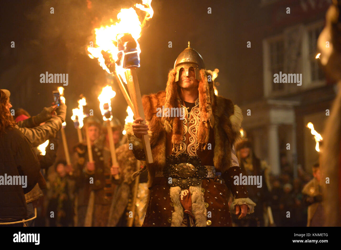Lewes bonfire celebrations, 4th November 2017 Stock Photo - Alamy