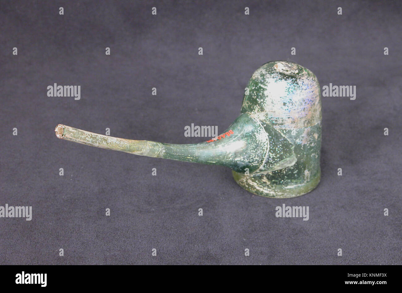 Green glass alembic from 9th–11th century Iran, excavated in Nishapur ...