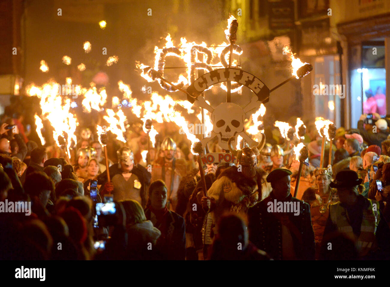 Lewes bonfire celebrations, Cliffe bonfire society. 4th November 2017 ...