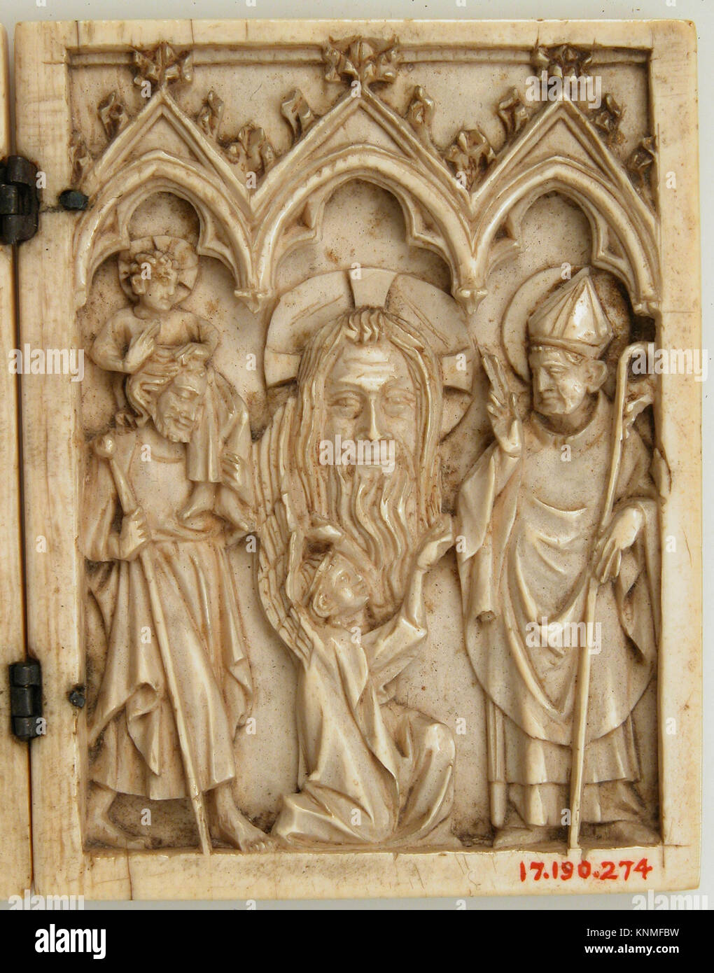 This North French diptych, ca. 1325-50, made in Meuse Valley, France ...