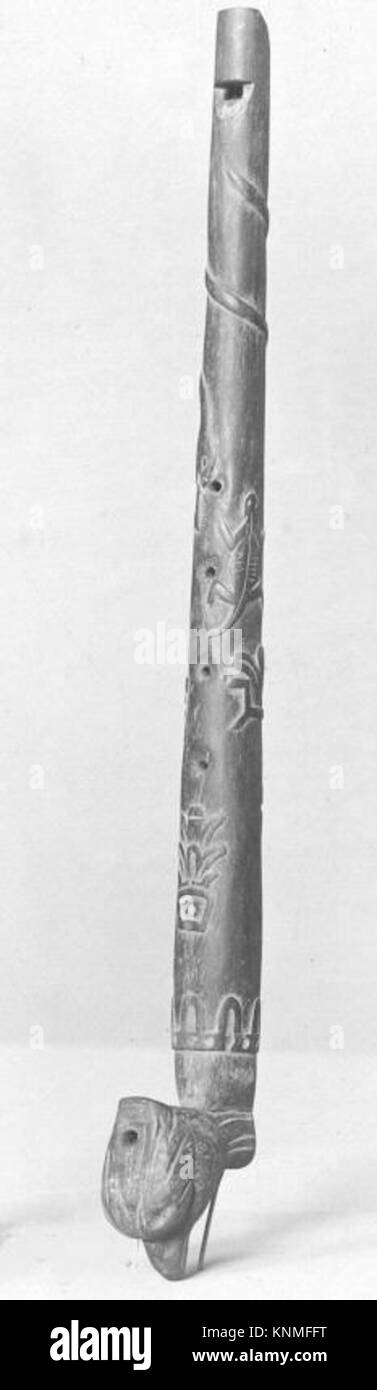Flute, Late Postclassic (Pre-Columbian), 16th century, Central Plateau ...