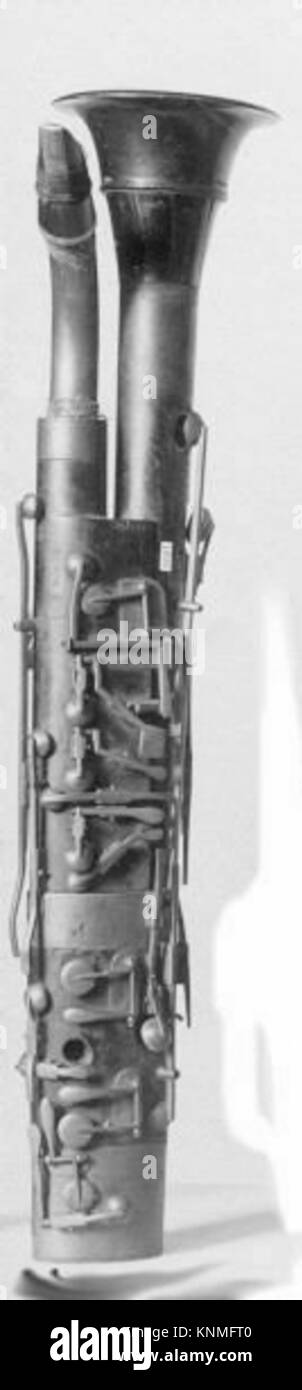 Bass Clarinet in C, ca. 1800-1850, Italian or German, Medium: Maple ...