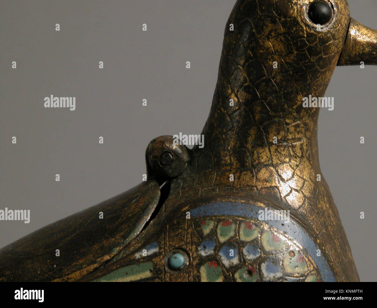 This Eucharistic dove (c.1215–35), made in Limoges, France, is gilded ...