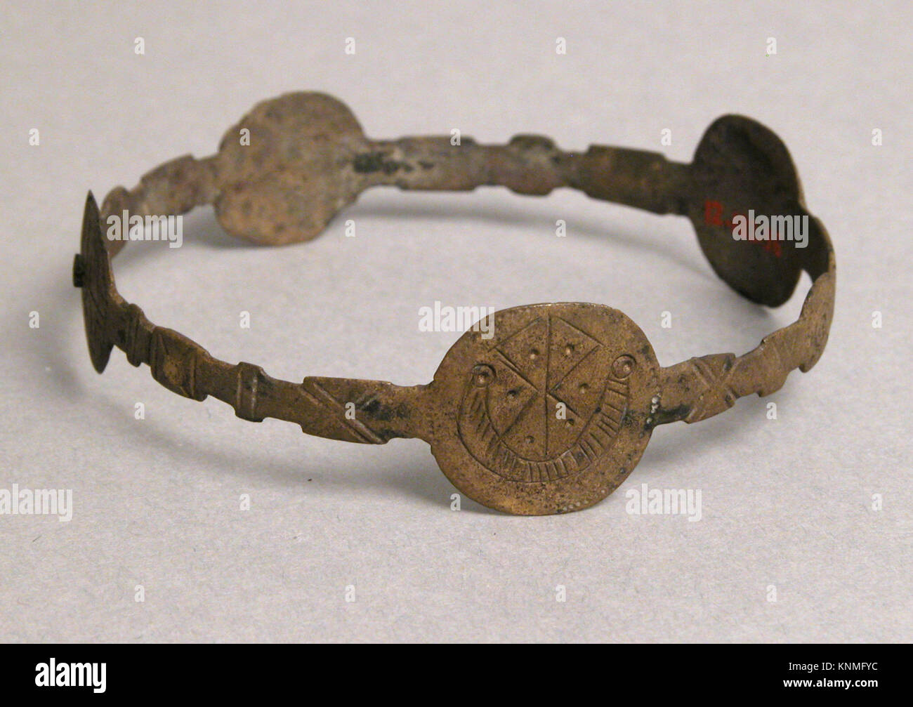 Copper-Alloy Bracelet, 6th-8th century, From Egypt, Maghagha, Medium ...