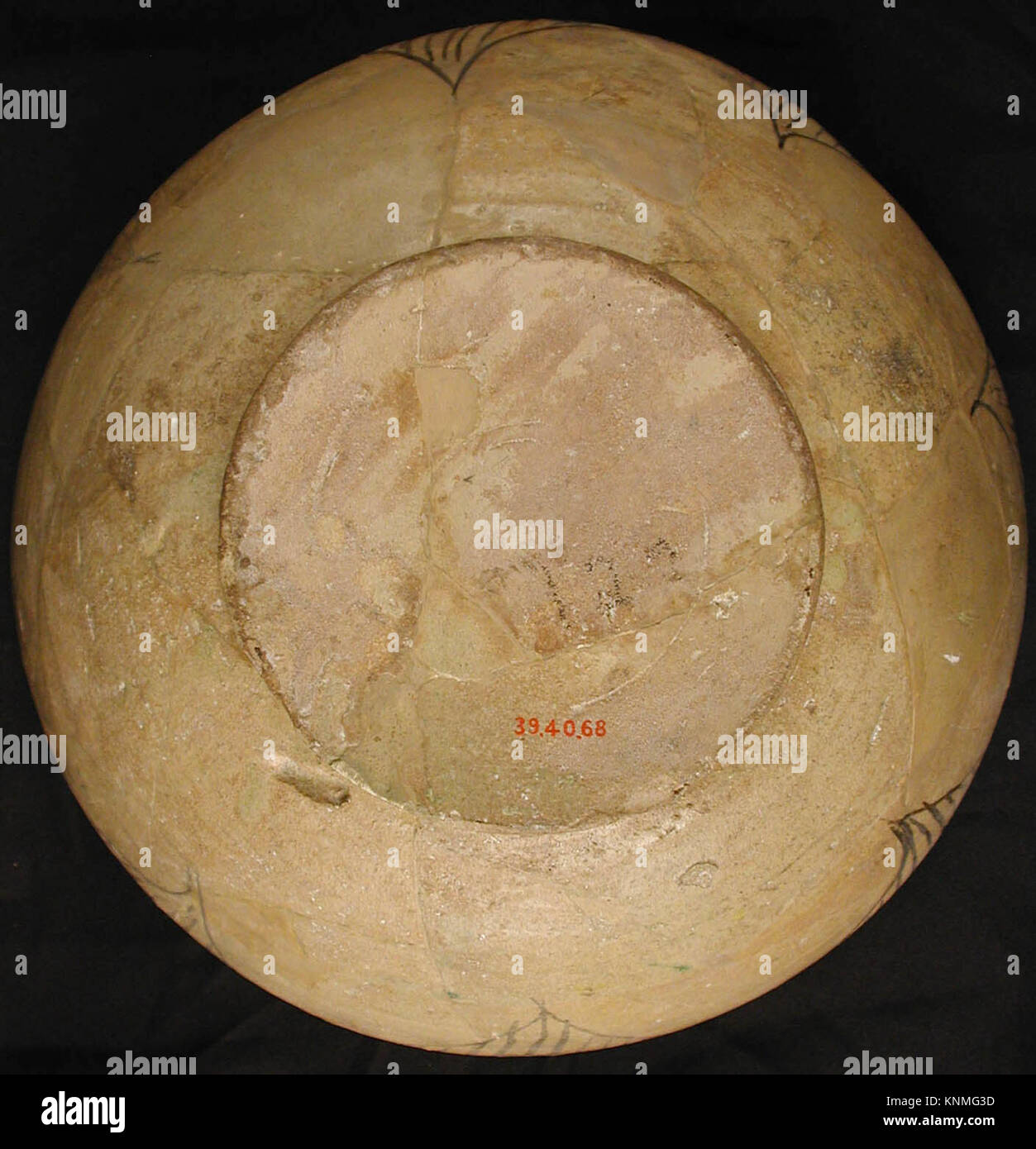 Buff Ware Bowl with Geometric Patterns, 9th century, Attributed to Iran ...