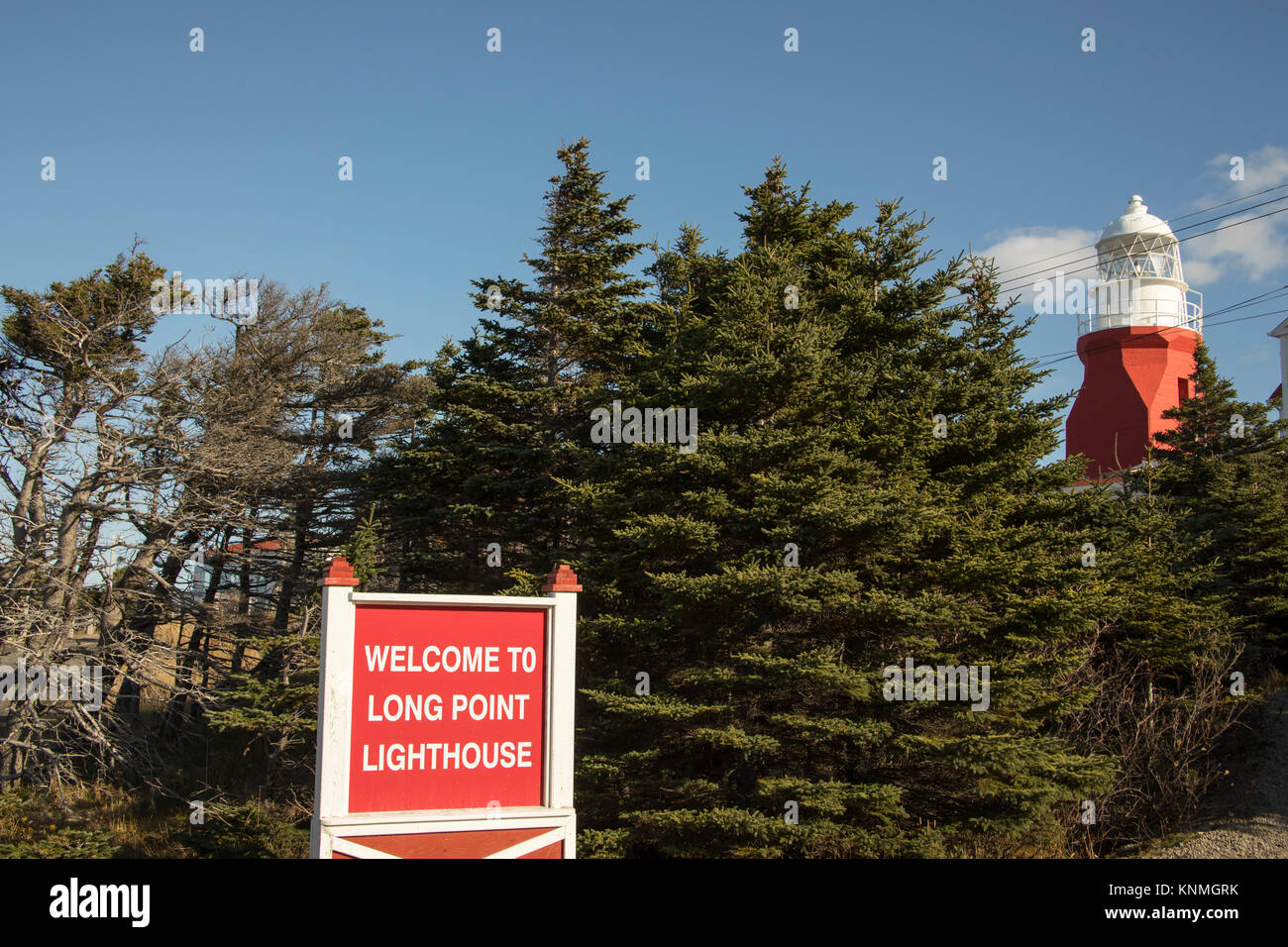 Historic Long Point Lighthouse in Twilingate, Newfoundland, Canada on ...