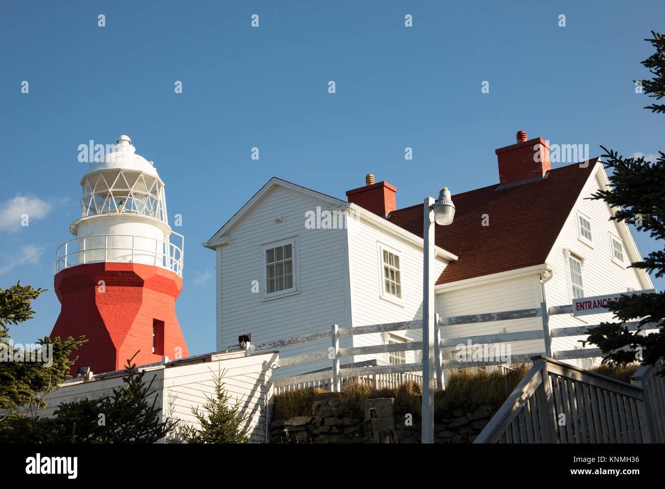 Historic Long Point Lighthouse in Twilingate, Newfoundland, Canada on ...
