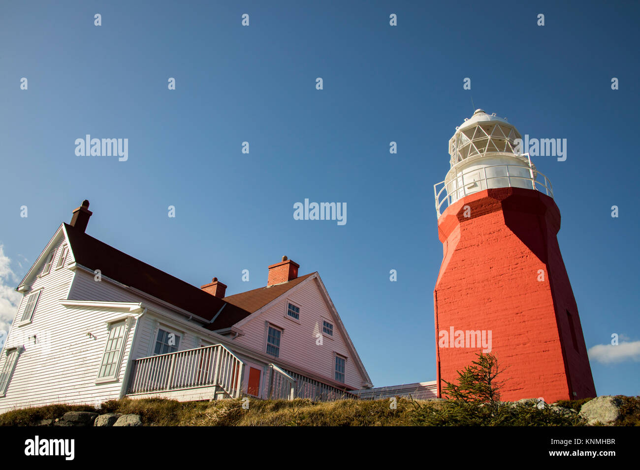 Historic Long Point Lighthouse in Twilingate, Newfoundland, Canada on ...